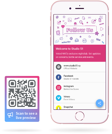 Código QR de redes sociales: todas las redes sociales en un único código QR